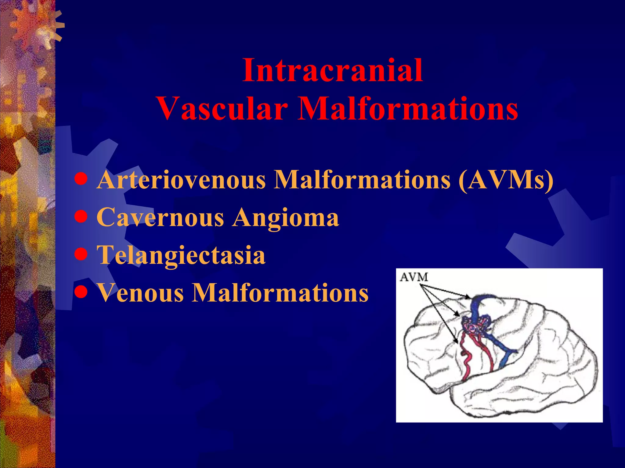 Cerebral Vascular Disease Ppt