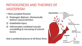 CEREBRAL VASOSPASM in neurosurgery for residents | PPT