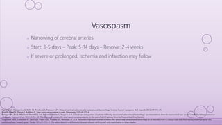 Cerebral Vasospasm Following Aneurysmal Subarachnoid Hemorrhage | PPTX