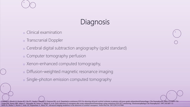 Cerebral Vasospasm Following Aneurysmal Subarachnoid Hemorrhage | PPTX