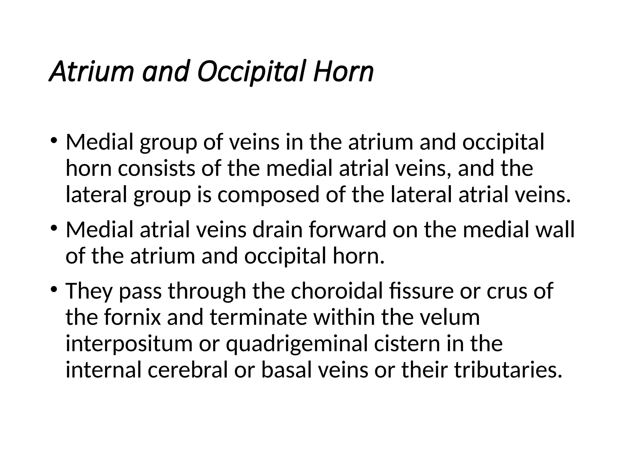Cerebral hemisphere and Lateral ventricular Venous Anatomy | PPT
