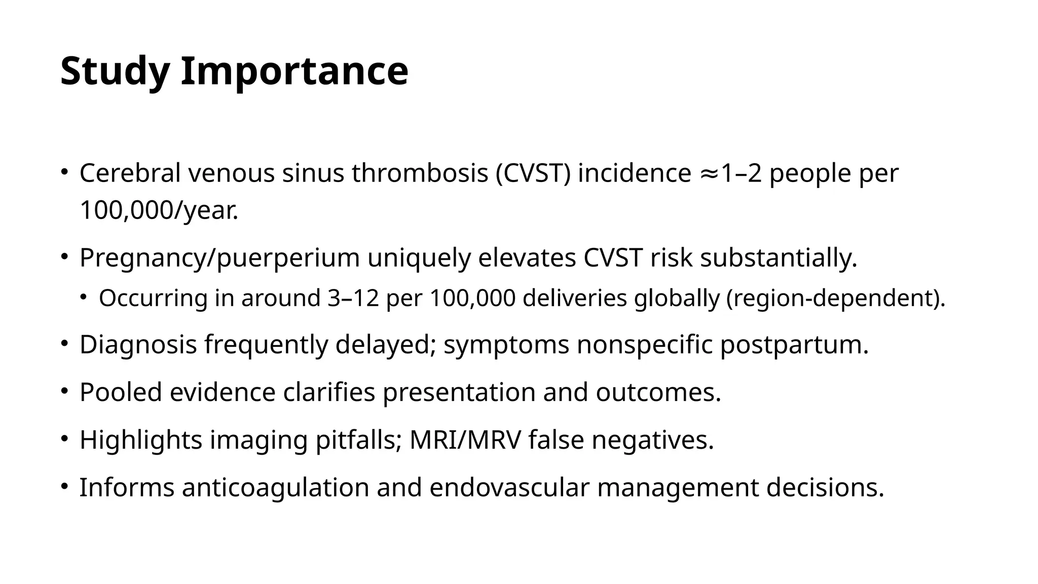 Cerebral venous sinus thrombosis in pregnancy and puerperium.pptx