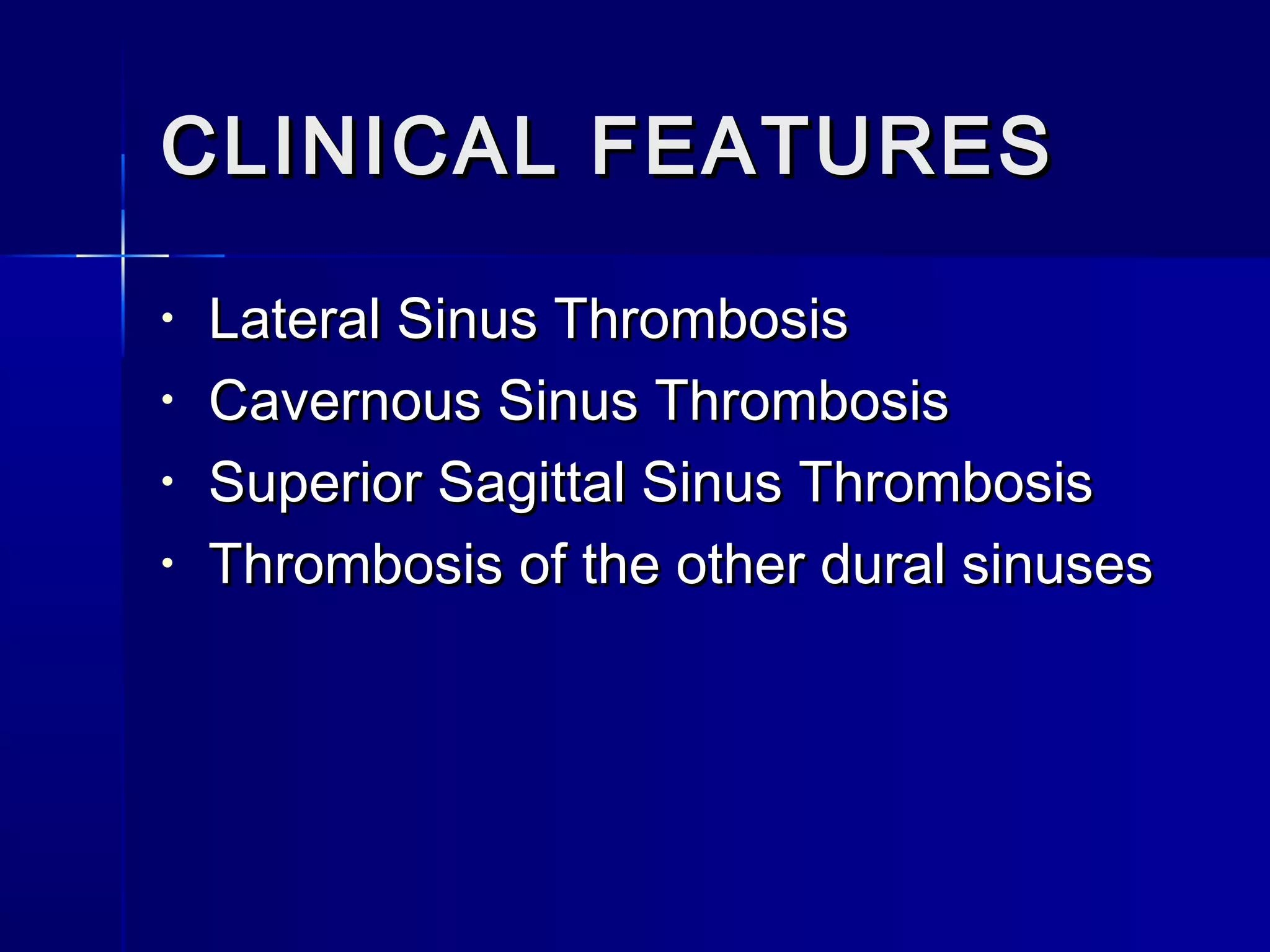 Cerebral venous thrombosis | PPT