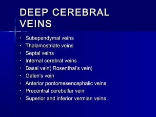 Cerebral venous thrombosis | PPT