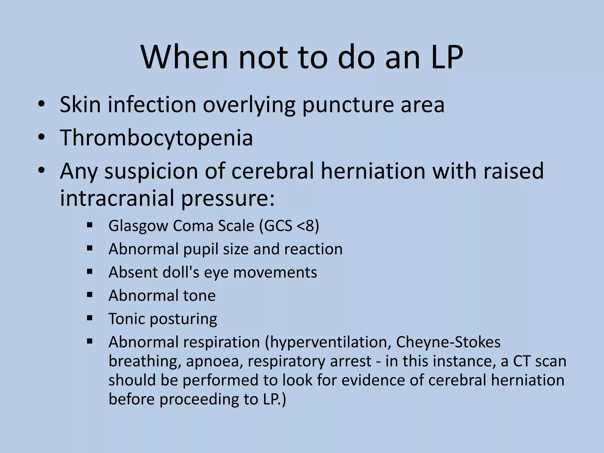 Cerebrospinal fluid (CSF) and interpreting lumbar puncture | PPTX