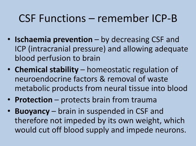 Cerebrospinal fluid (CSF) and interpreting lumbar puncture | PPTX