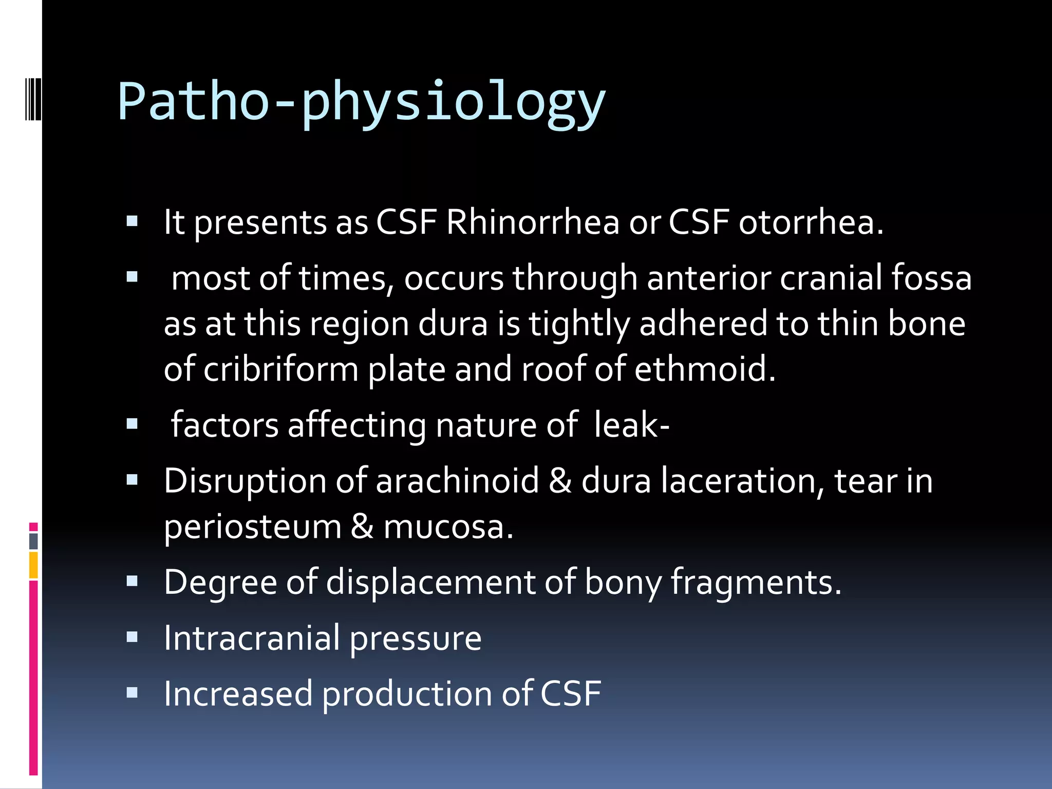 Cerebrospinal fluid | PPTX