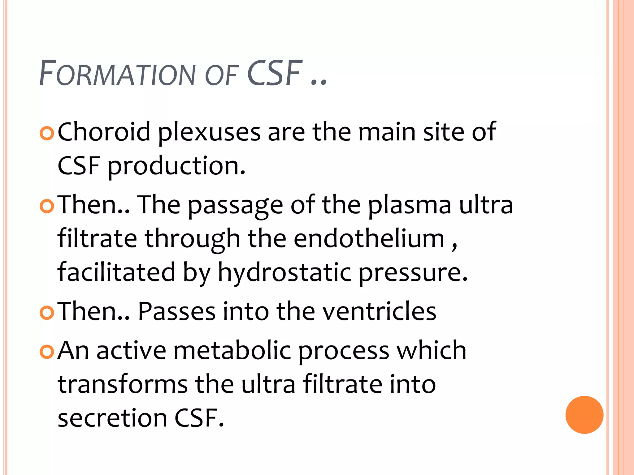 Cerebrospinal fluid | PPTX