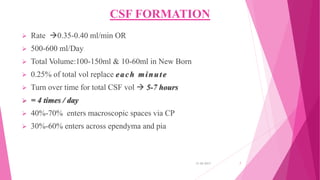 Cerebrospinal fluid | PPTX