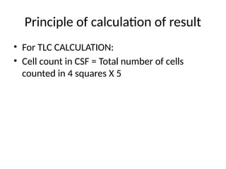CEREBROSPINAL FLUID.pptx meningitis causes | PPTX
