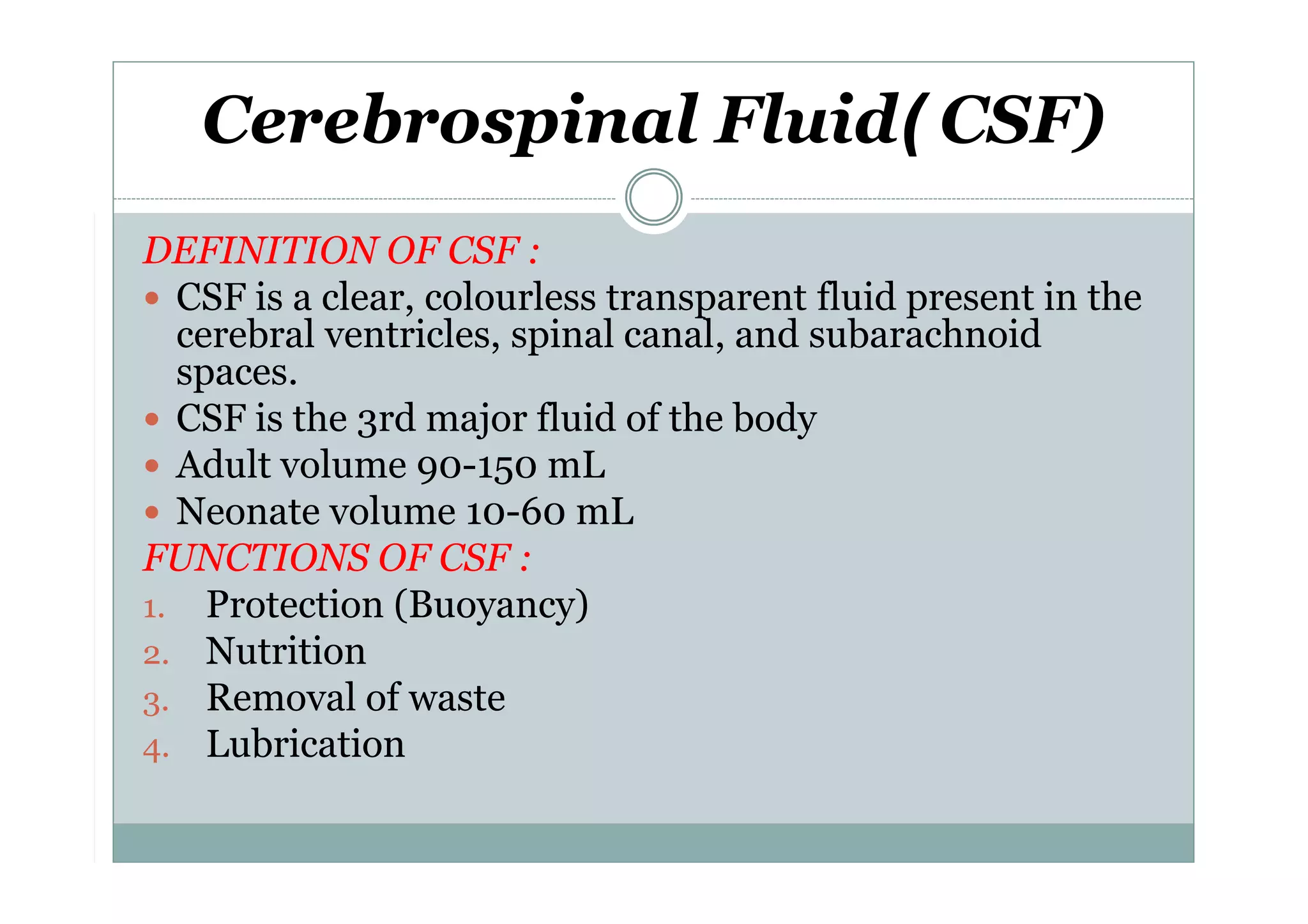 Cerebrospinal fluid sample collection | PDF