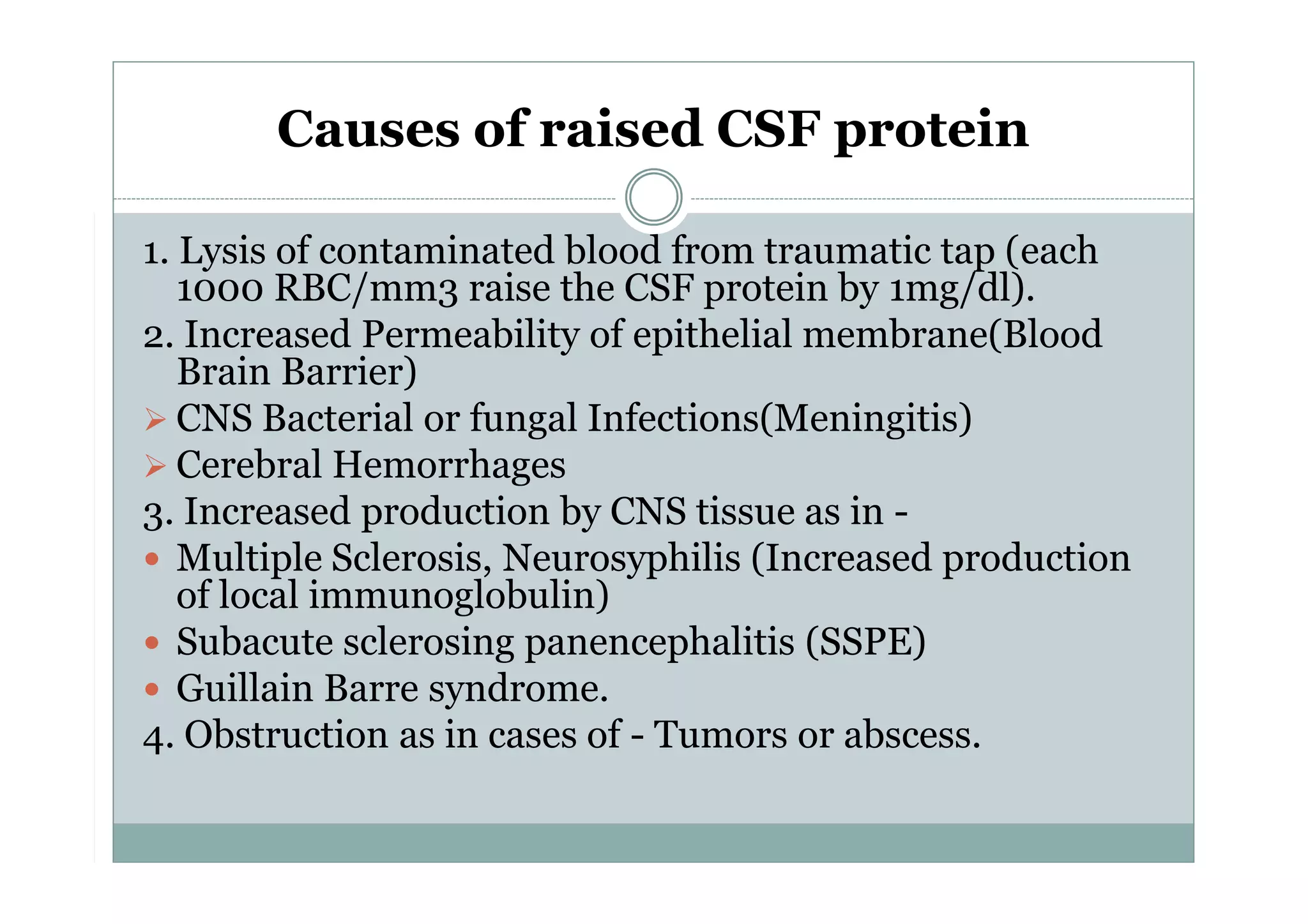 Cerebrospinal fluid sample collection | PDF