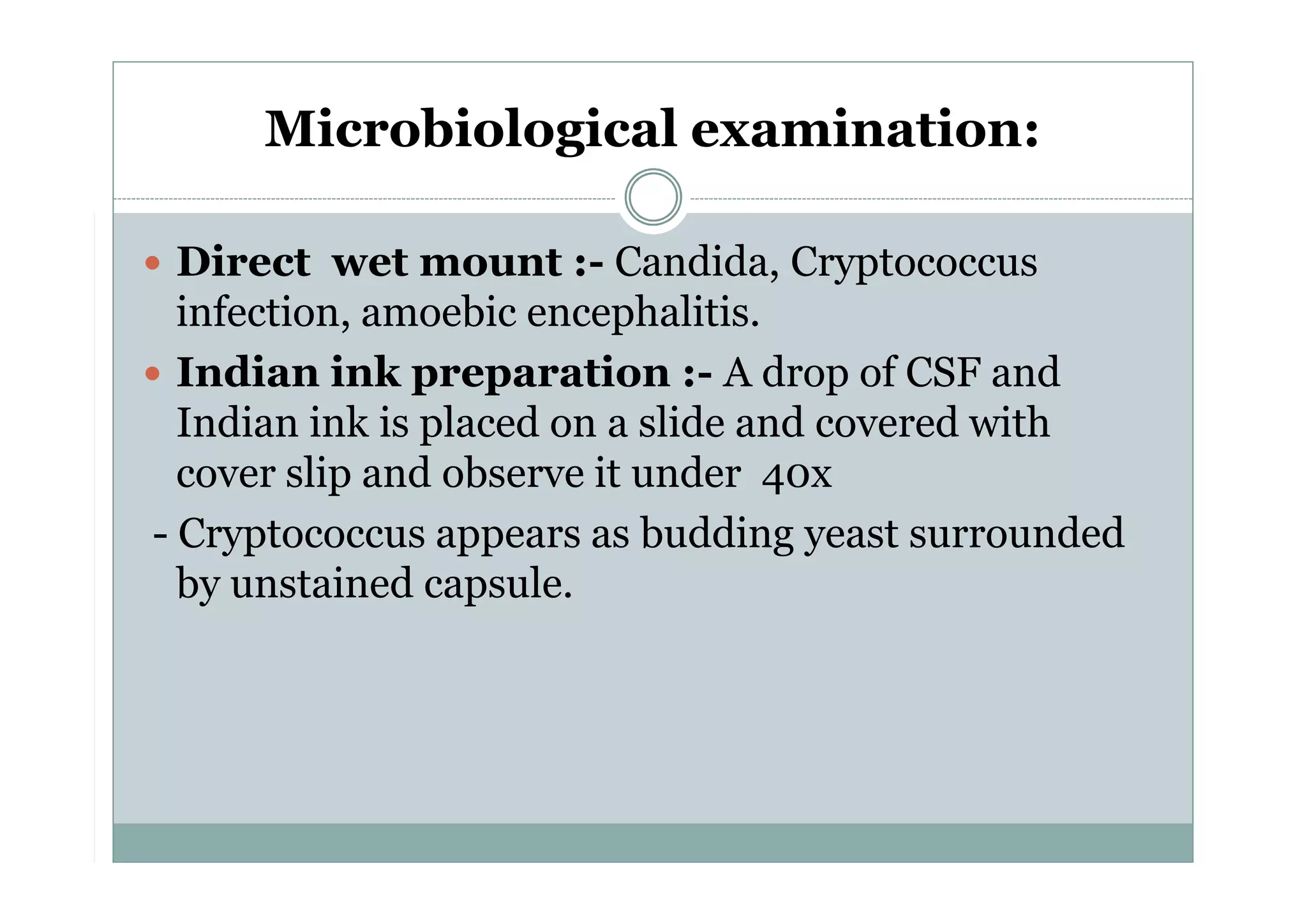 Cerebrospinal fluid sample collection | PDF