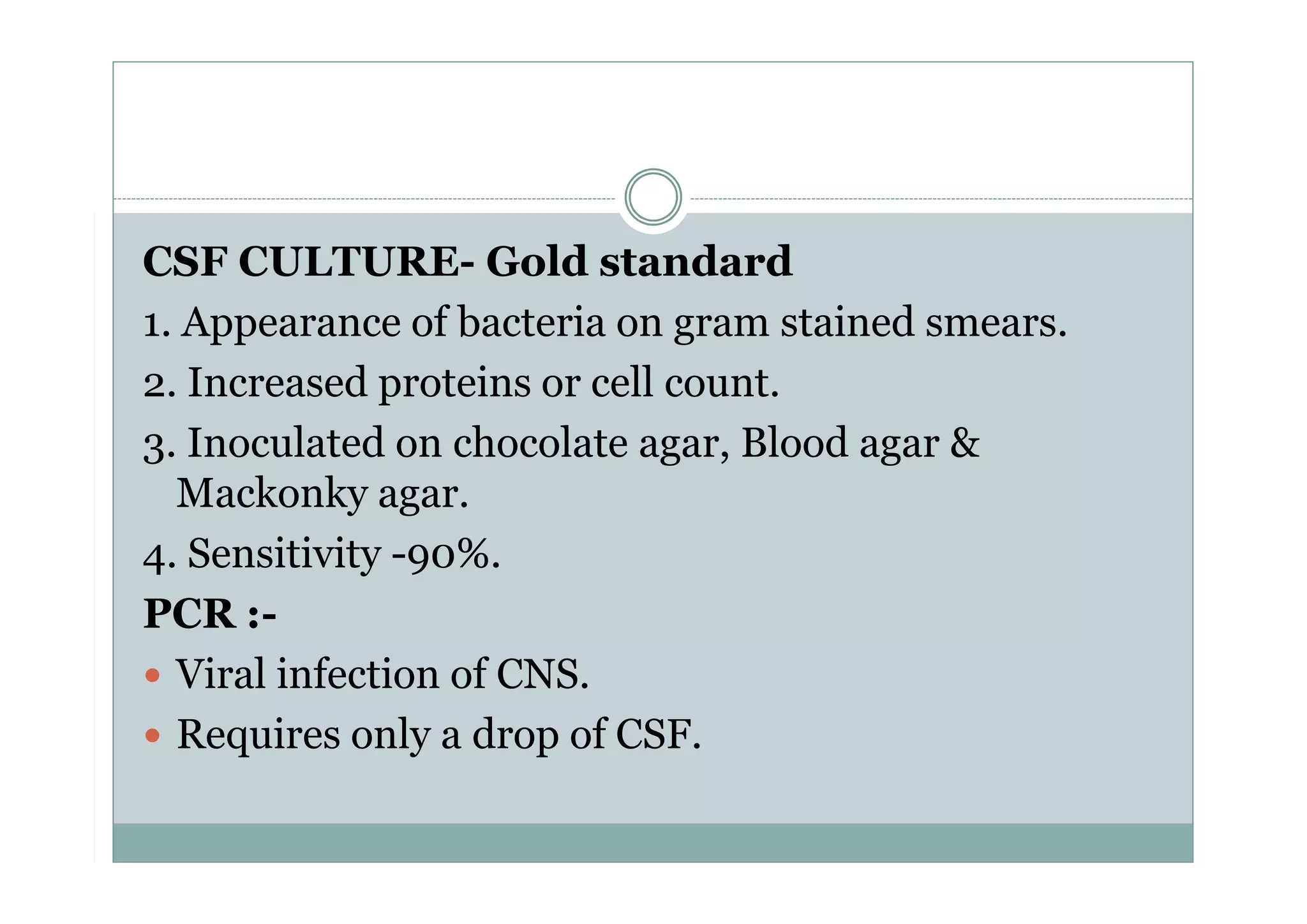 Cerebrospinal fluid sample collection | PDF