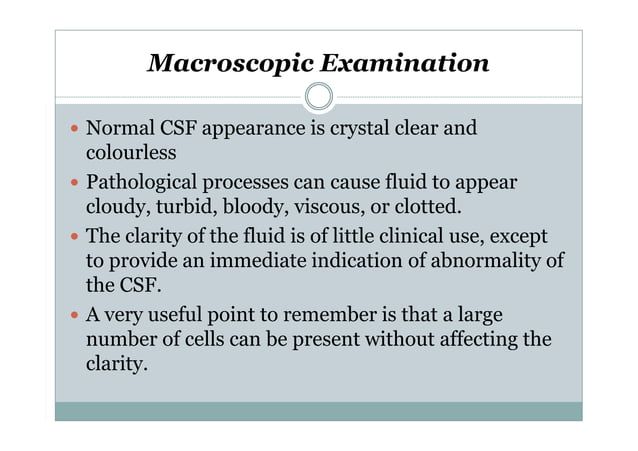 Cerebrospinal fluid sample collection | PDF | Brain and Nervous System ...