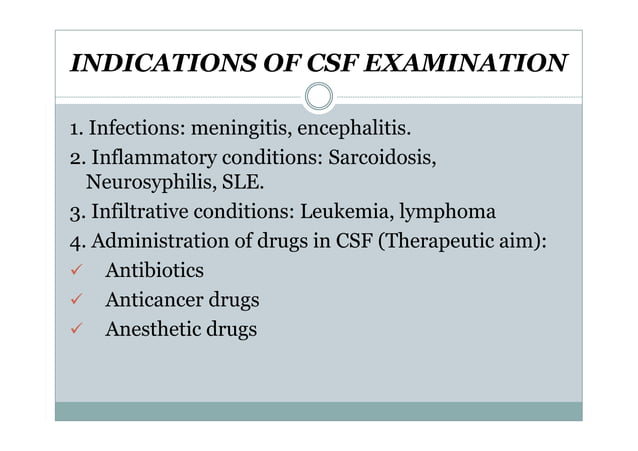 Cerebrospinal fluid sample collection | PDF | Brain and Nervous System ...