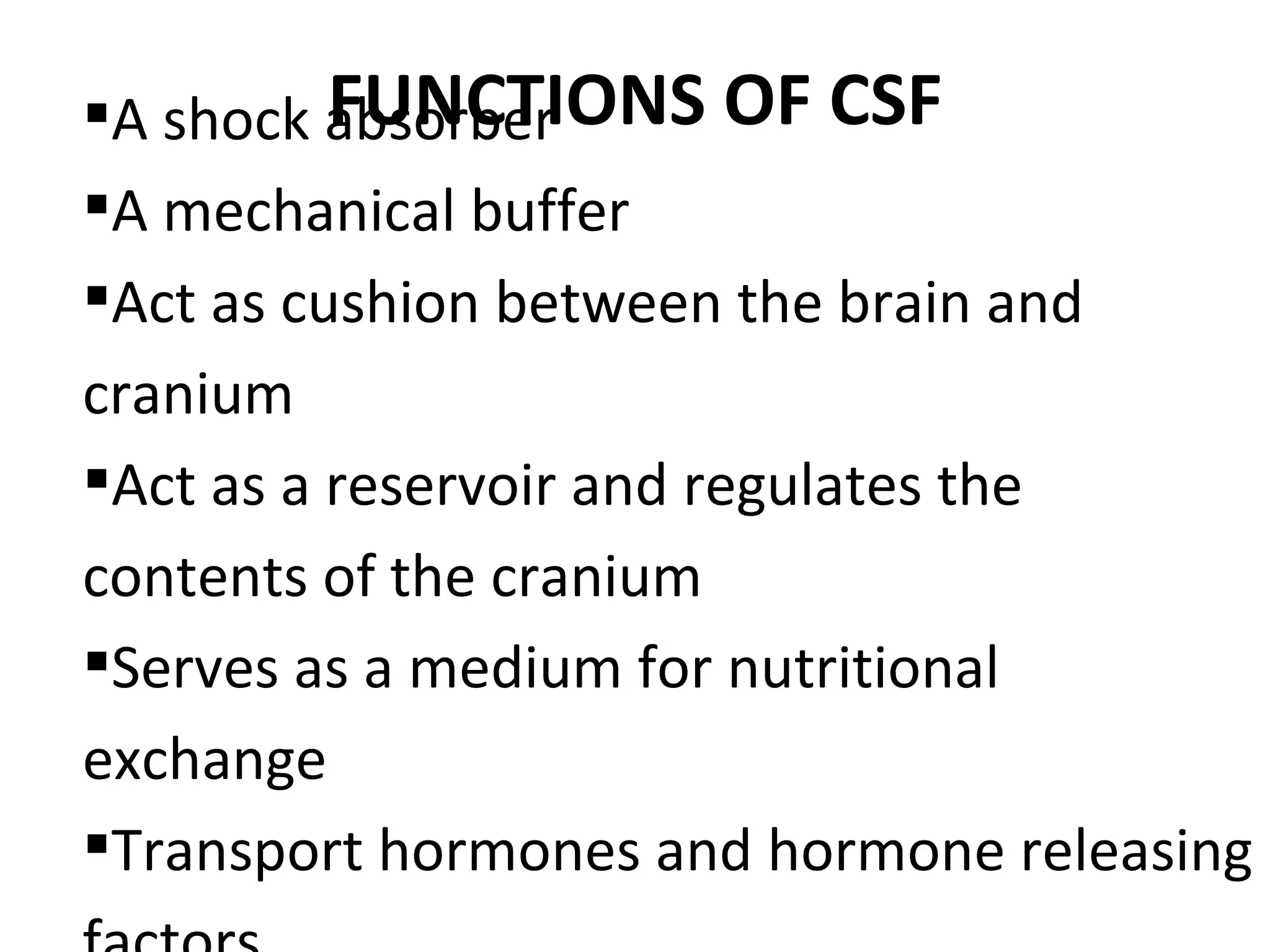 Cerebrospinal fluid and intracranial pressure | PPT