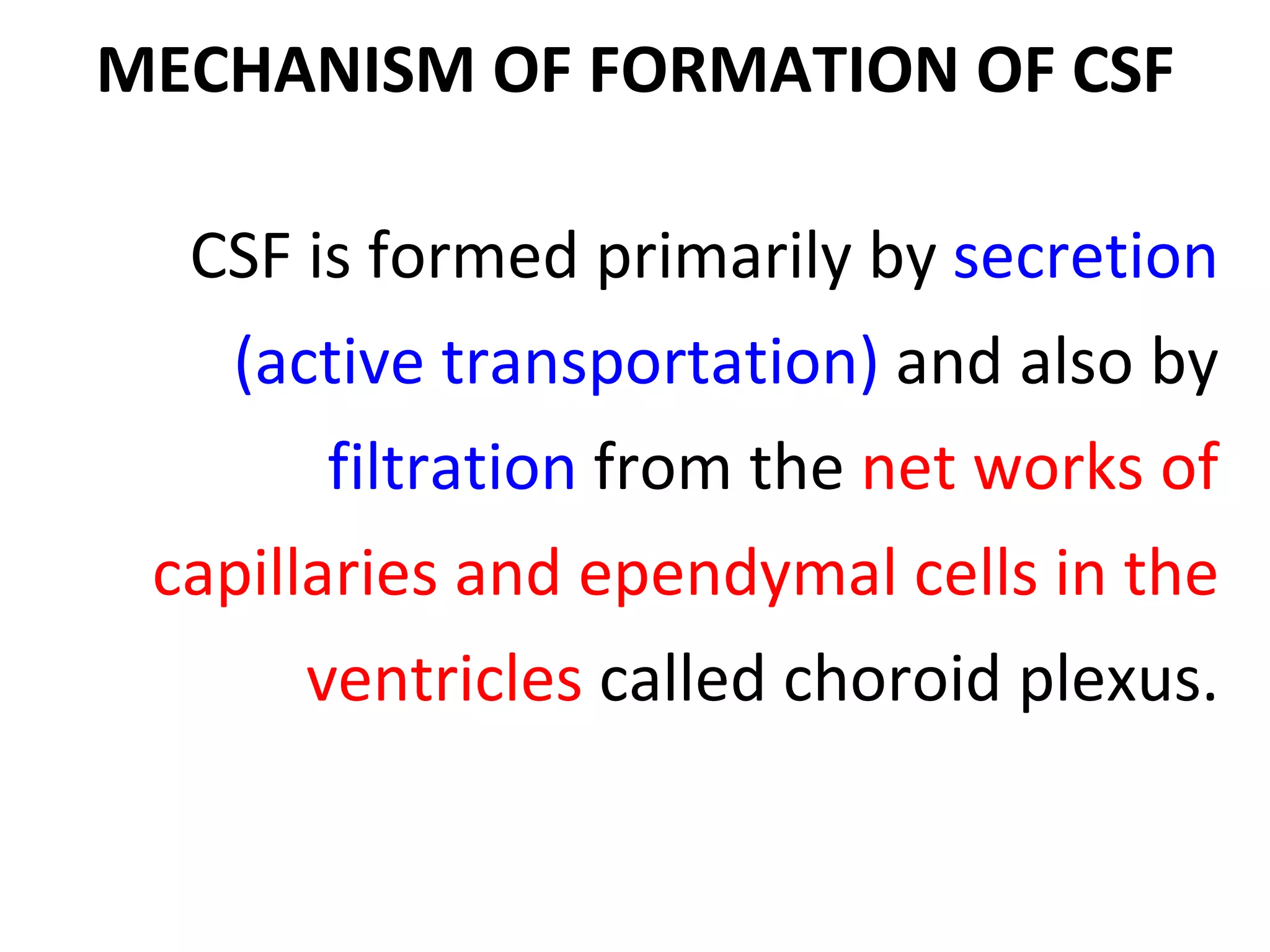 Cerebrospinal fluid and intracranial pressure | PPT