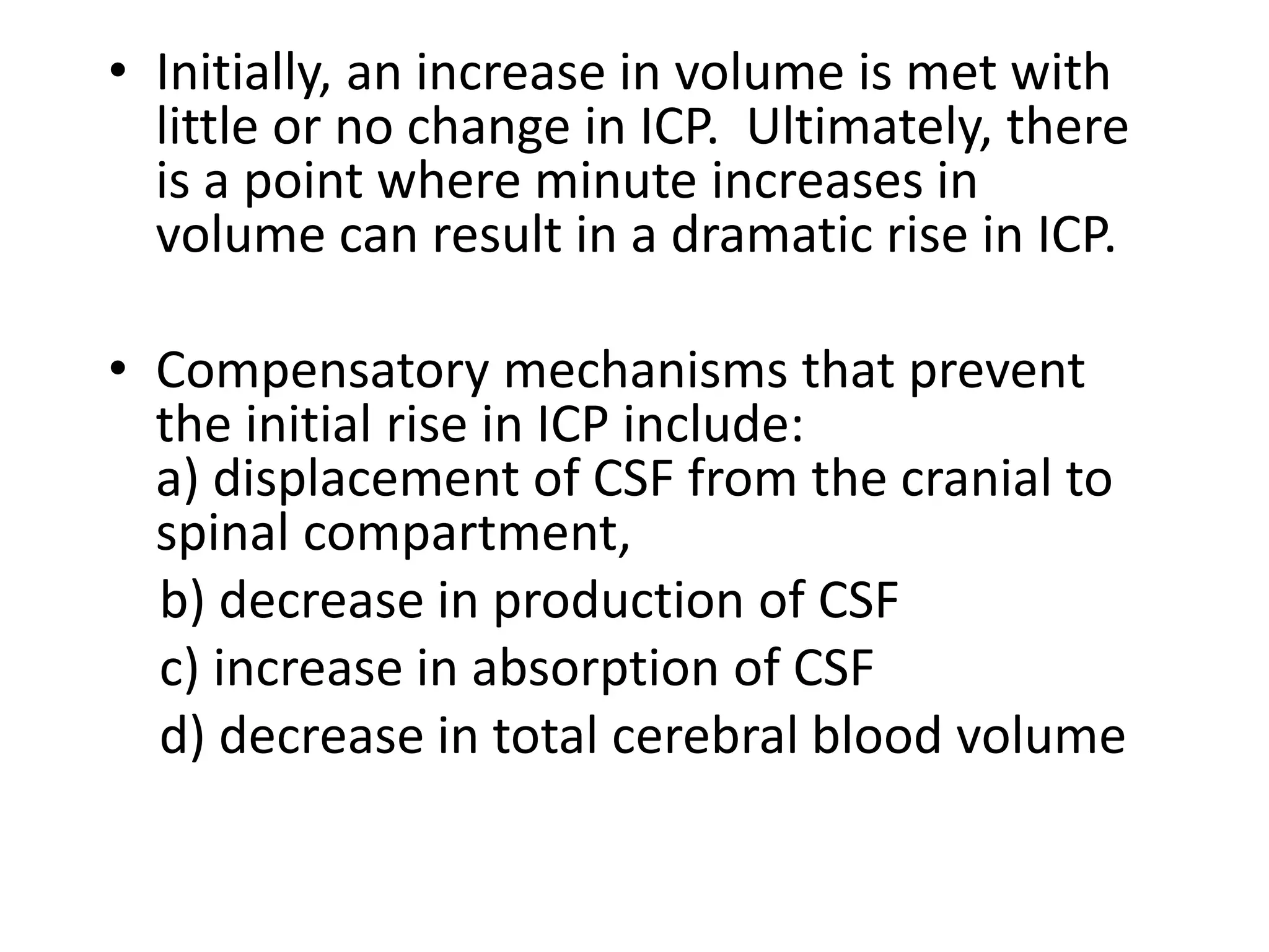 CEREBROSPINAL FLUID AND INTRACRANIAL PRESSURE | PPTX | Brain and ...