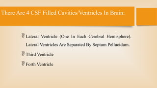 CEREBROSPINAL FLUID PHYSIOLOGY AND PATHOLOGY | PPTX