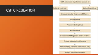 CEREBROSPINAL FLUID PHYSIOLOGY AND PATHOLOGY | PPTX