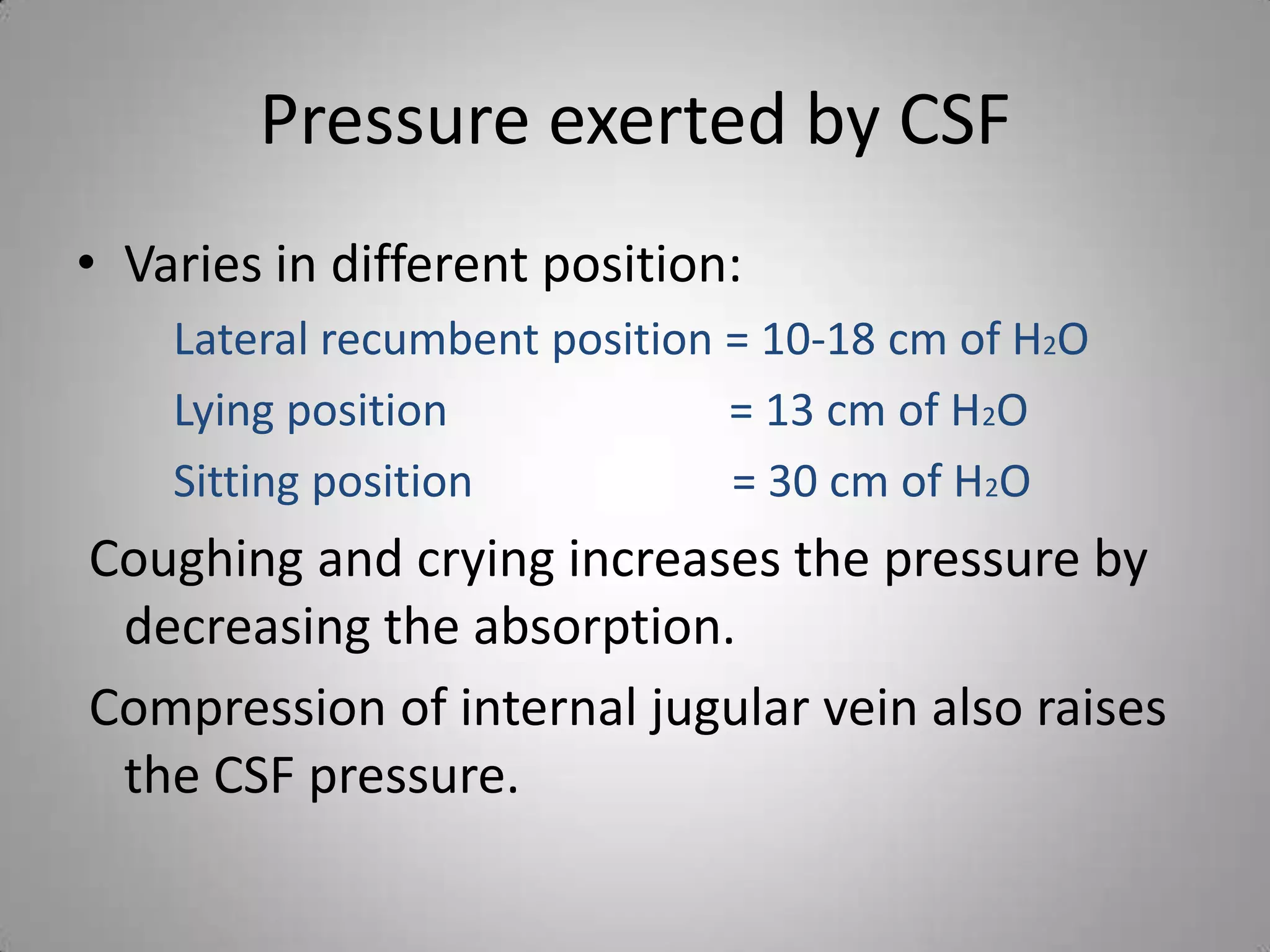 Cerebrospinal fluid(csf) | PPTX