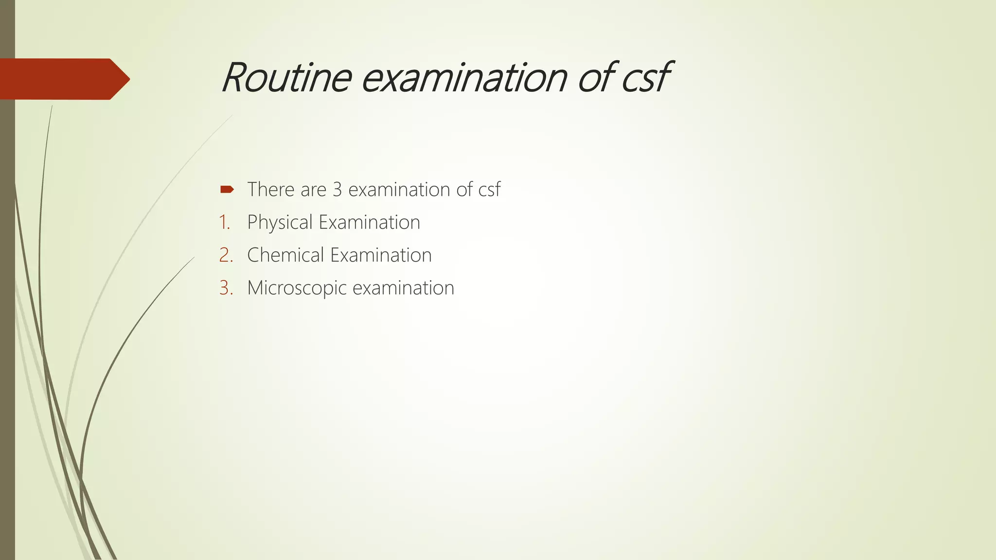 Cerebrospinal fluid (csf) | PPTX