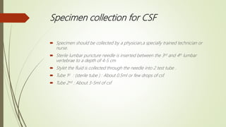 Cerebrospinal fluid (csf) | PPTX