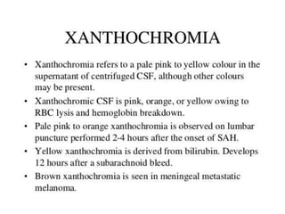 Cerebrospinal fluid (csf) examination under microscope | PPTX