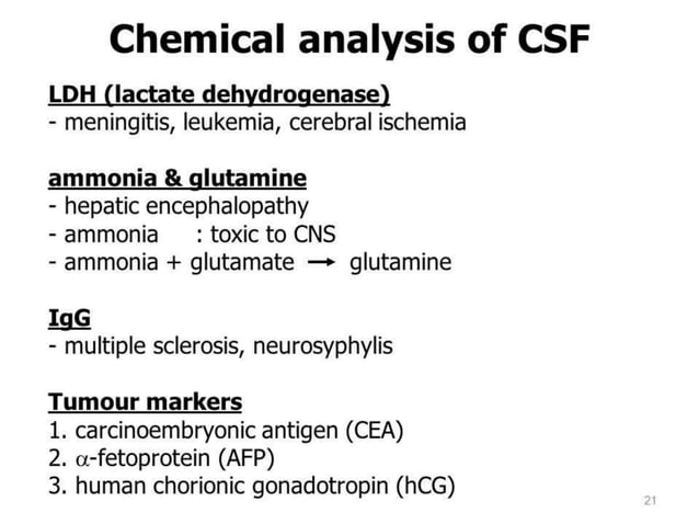 Cerebrospinal fluid (csf) examination under microscope | PPT