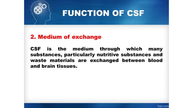 CEREBROSPINAL FLUID & IT’S FUNCTIONS.pptx