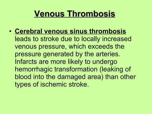 Cerebrovascular Accident (CVA) | PPT