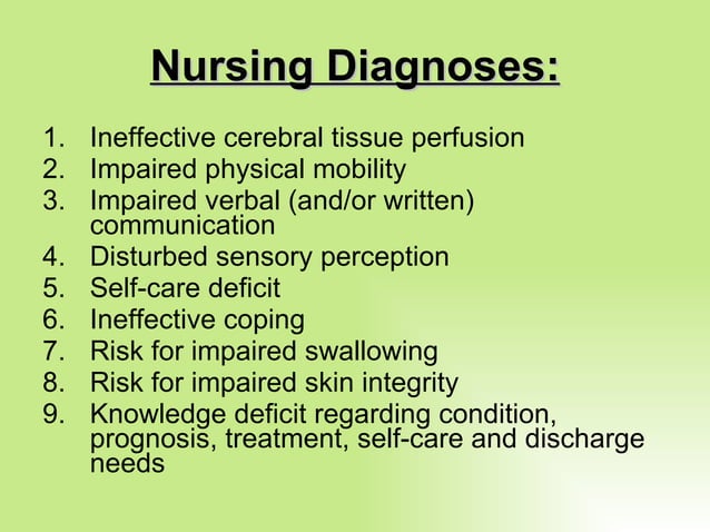 Cerebrovascular Accident (CVA) | PPT