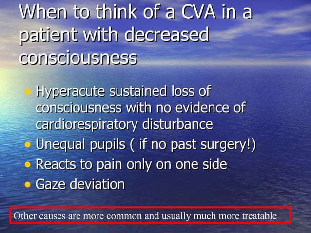 Cerebrovascular disease (CVA / Stroke) | PPT | Brain and Nervous System ...