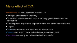 Cerebrovascular accident | PPT