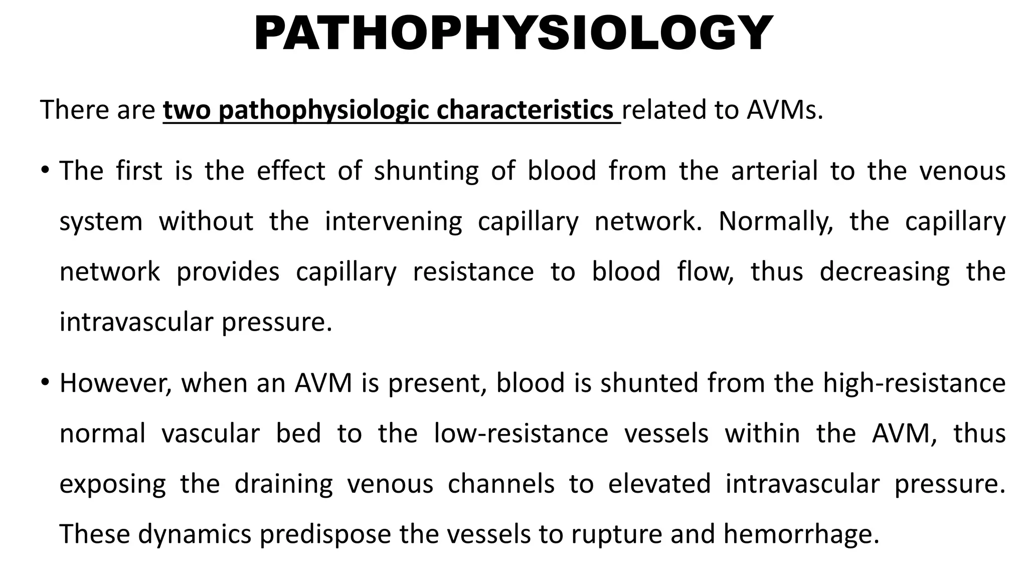 Cerebro vascular anomalies | PPTX