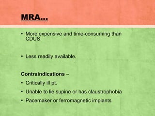 Cerebrovascular atherosclerosis | PPTX