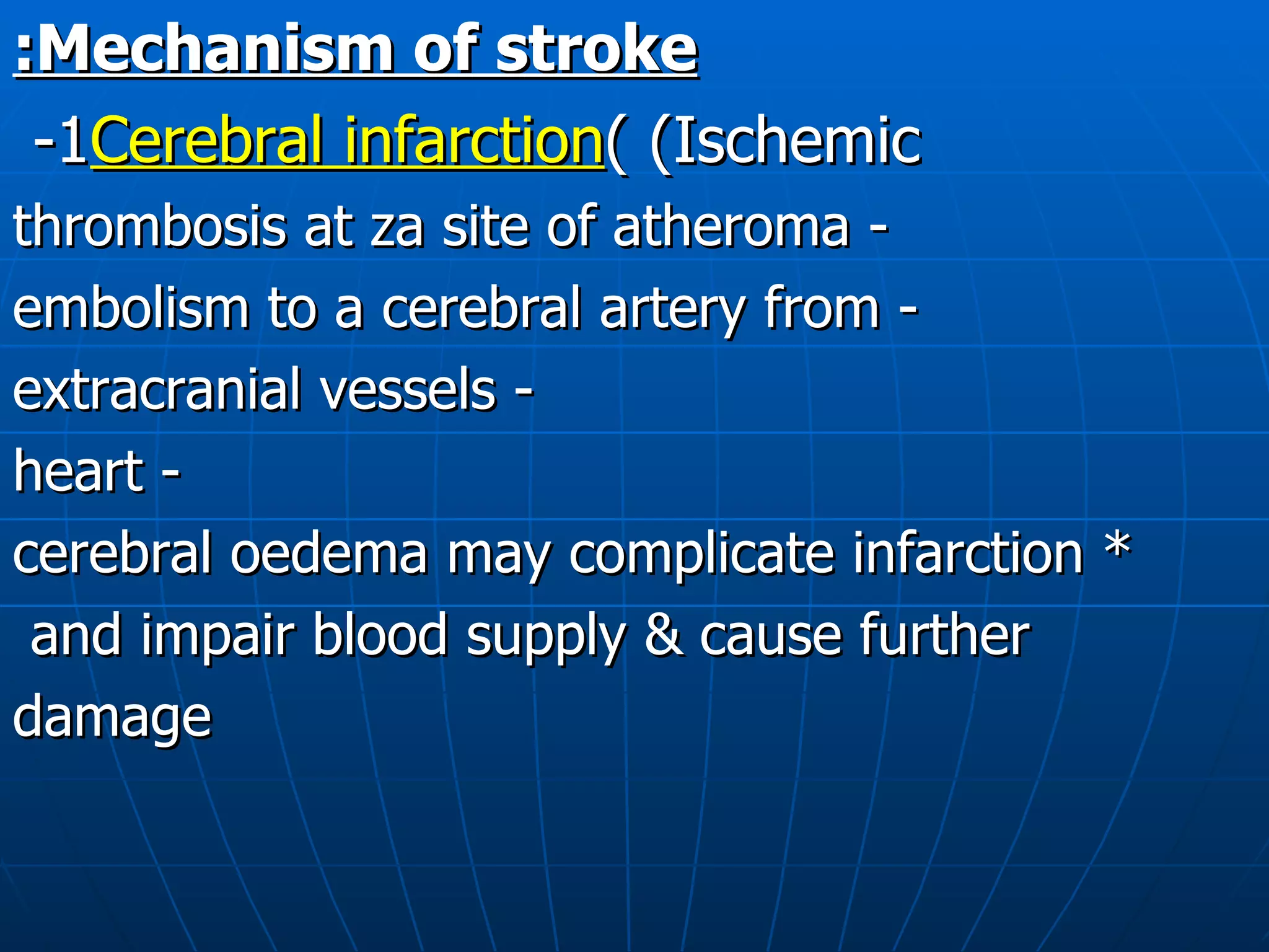 Cerebrovascular Disease | PPT