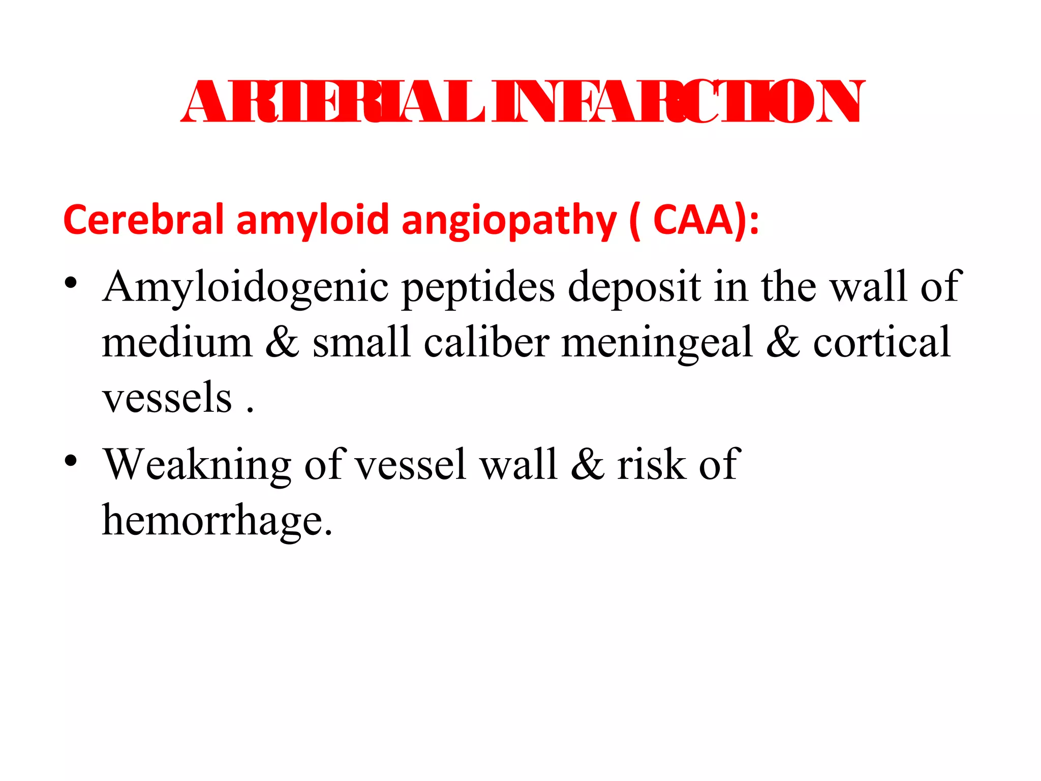 Cerebrovascular disease pathology stroke | PPT