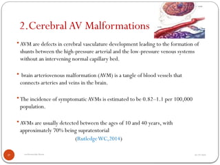 cerebrovascular disease for nurosurgical unitspptx | PPTX