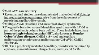 Imaging in Cerebrovascular Malformations | PPT