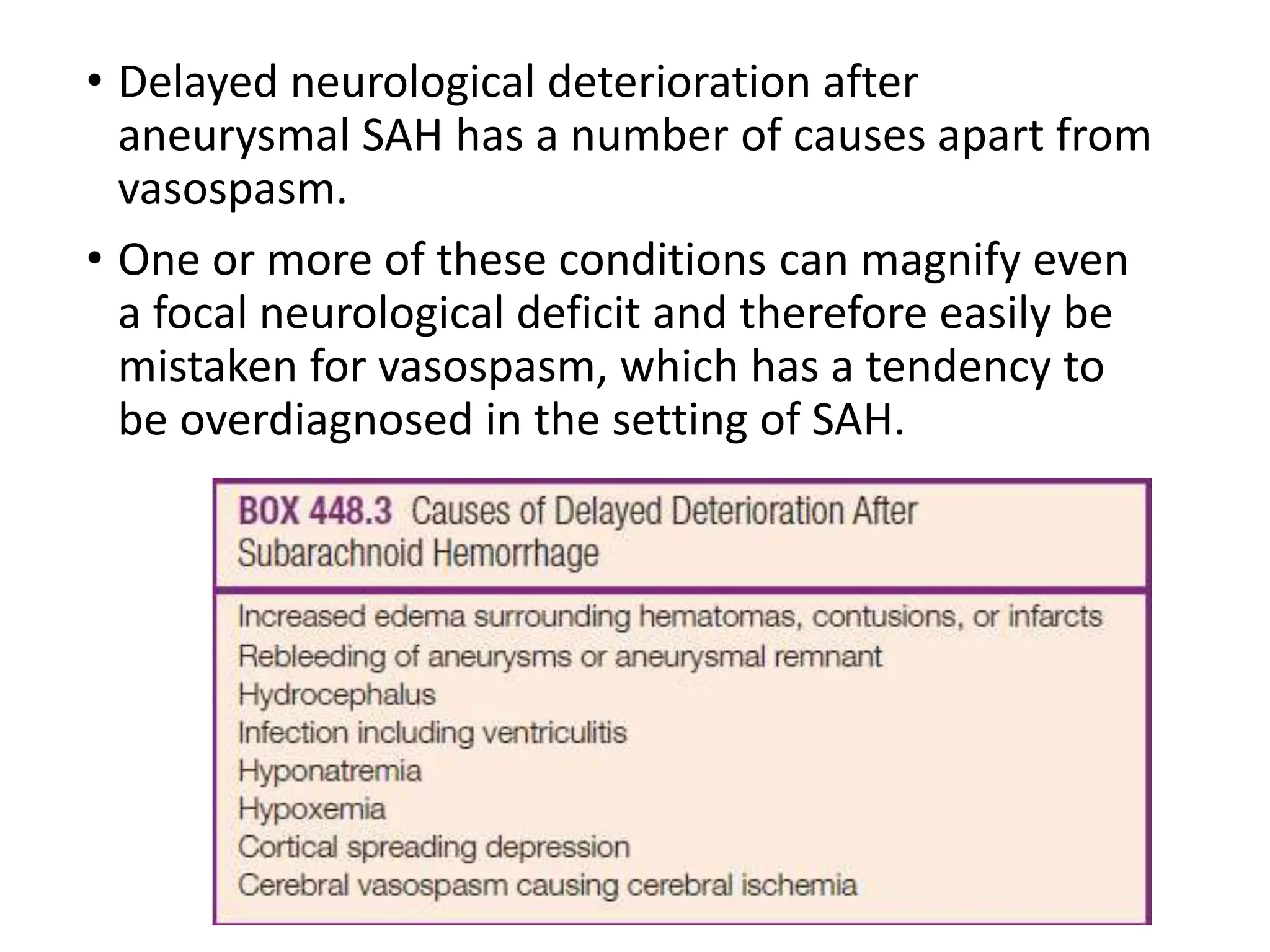 Cerebrovascular Vasospasm - Etiopathogenesis and Management | PPTX