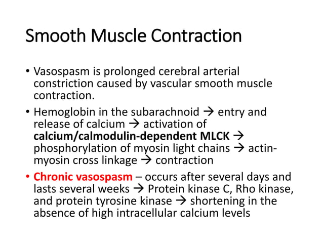 Cerebrovascular Vasospasm - Etiopathogenesis and Management | PPTX ...