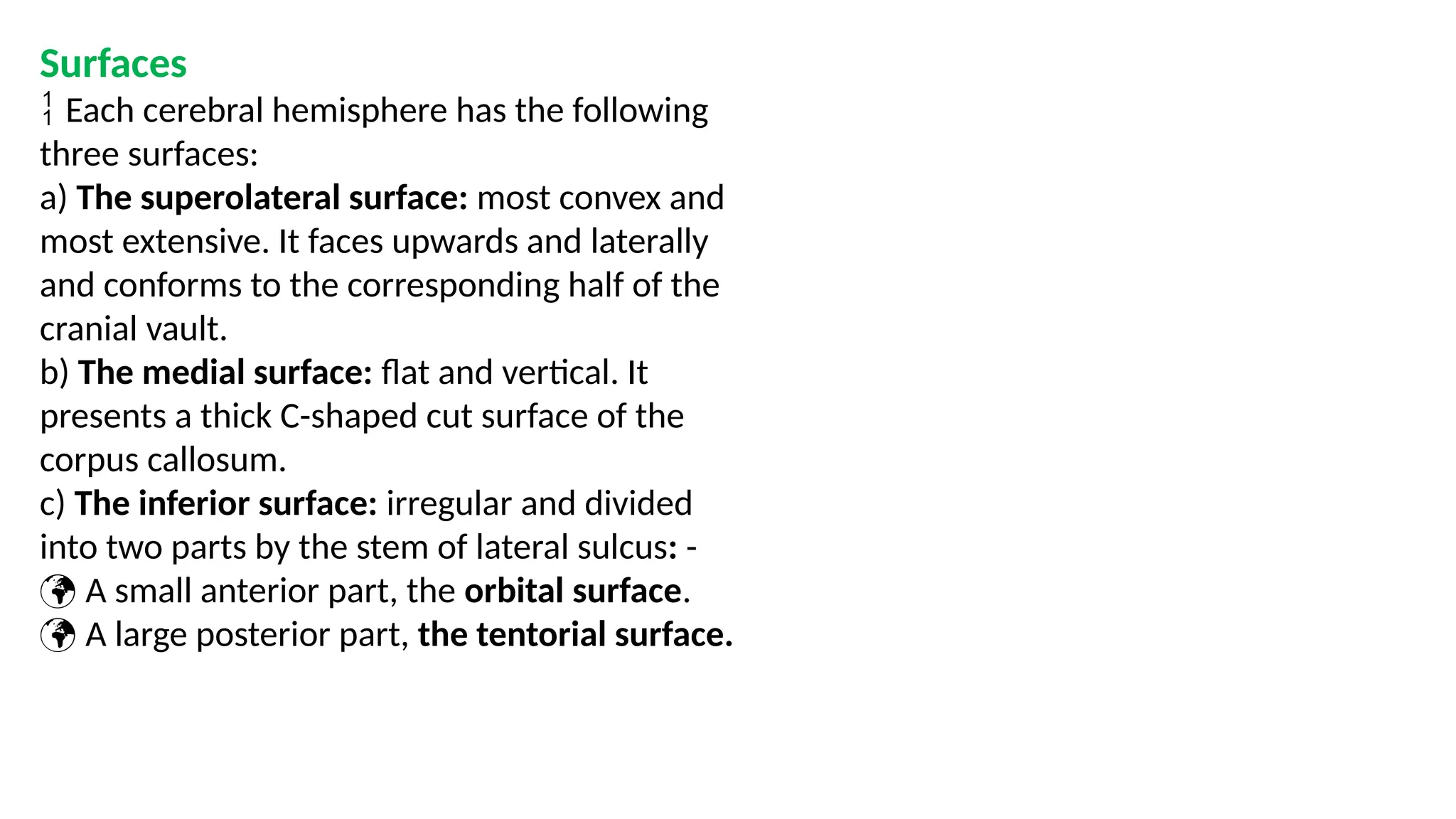 anatomy of cerebrum ( external features) .pptx