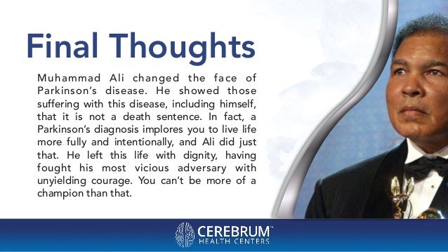 What Muhammad Ali taught us about Parkinson's Disease