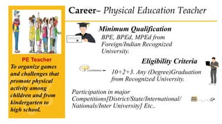Careers in physical education | PPTX