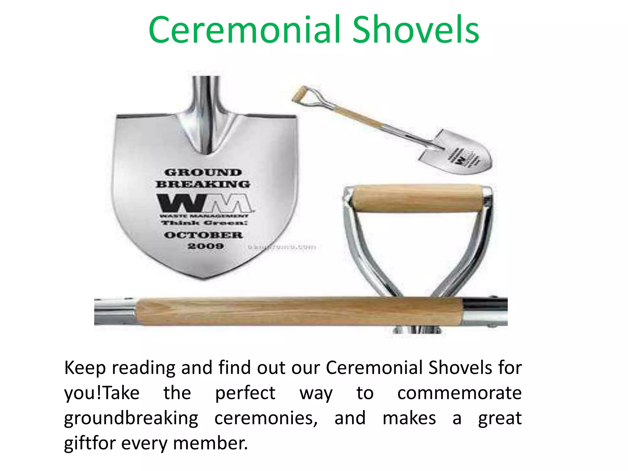 Groundbreaking Ceremony Gifts | PPTX