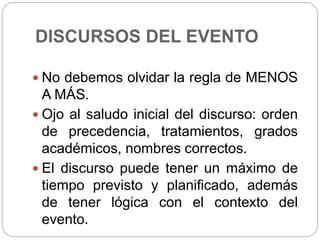 Ceremonial y discursos clase 2 | PPTX