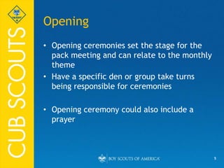 Ceremonies for Cub Scout Packs | PPTX | Candle and Soap Making | Arts ...
