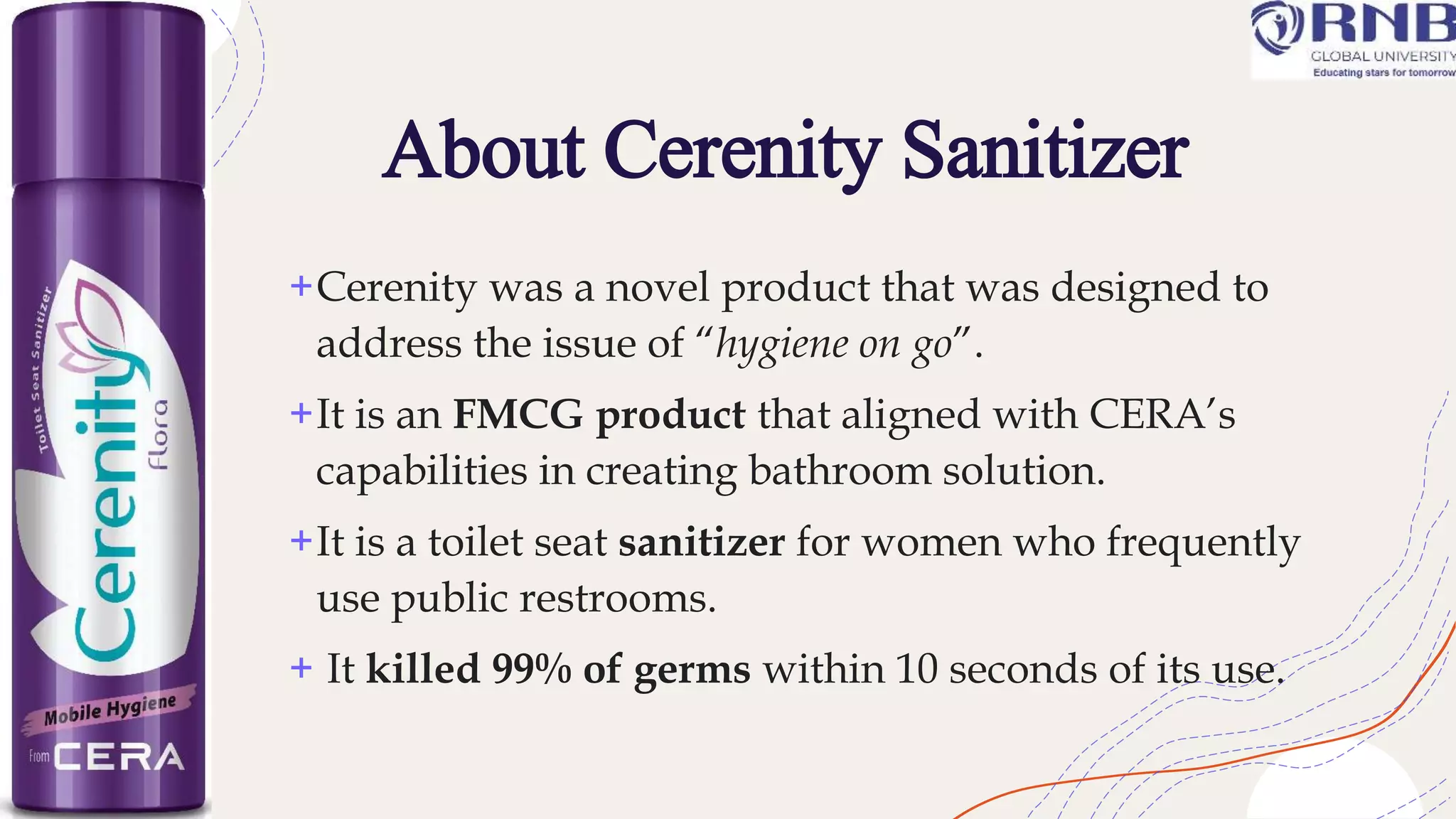 Cerenity sanitizer | PPTX